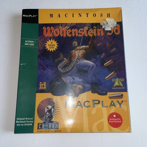 Wolfenstein 3D Scarcer MAC / Apple CD Version Box Game New in Factory ...