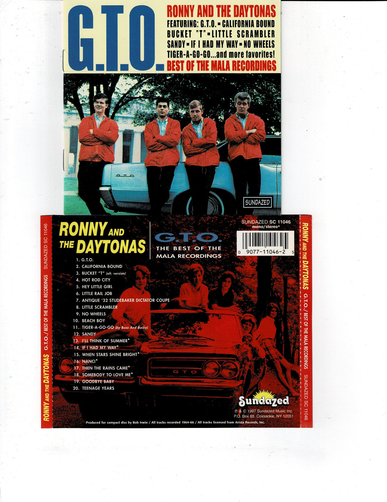 G.T.O. Best of the Mala Recordings-Ronny & Daytonas by Ronny & the ...