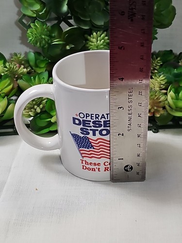 Vintage Operation Desert Storm Coffee Mug "These Colors Don't Run ...