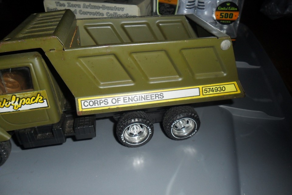 Army Corps Of Engineers Ertl International Wolfpack Steel Dump Truck | eBay