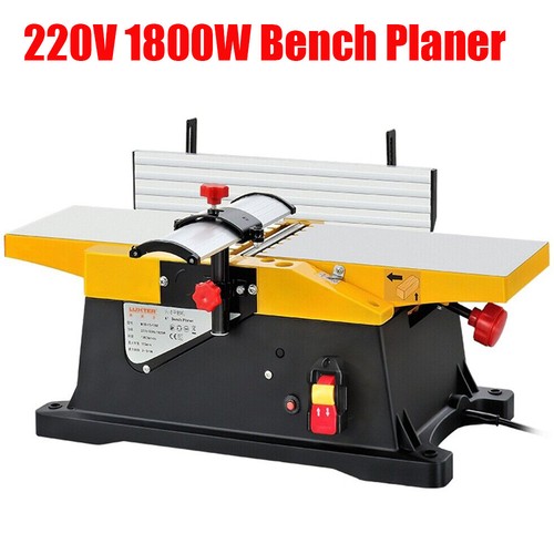 220V 1800W Benchtop Planer Thicknesser Adjustable Electric Woodworking ...