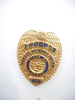 Kansas Highway Patrol Trooper Police Lapel Pin | eBay