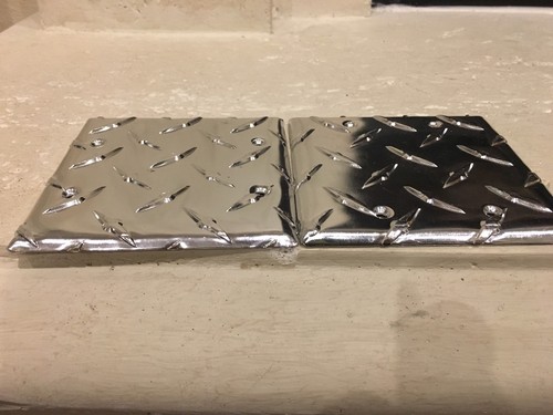 Diamond Plate Covers 4 1/2" X 4 1/2" Lot Of 2 | eBay