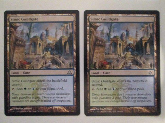 MTG Cards set Blue / Green mix with dual land cards and rares! | eBay