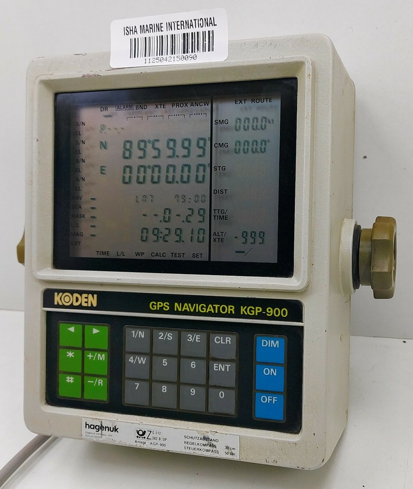 Koden KGP-900 Marine Ship Navigation Satellite GPS Navigator | eBay UK