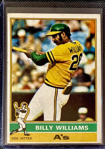 1976 TOPPS BILLY WILLIAMS Oakland A'S #525 Baseball Card HOF | eBay