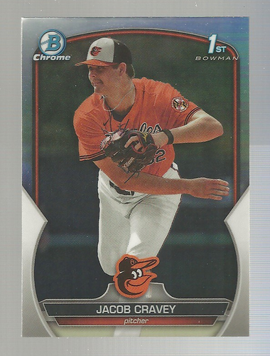 2023 Bowman Draft Chrome JACOB CRAVEY 1st Bowman REFRACTOR #BDC-189 ...
