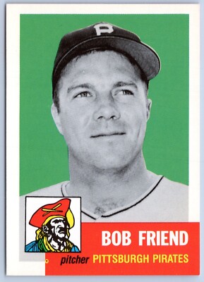 BOB FRIEND 1991 TOPPS ARCHIVES '53 NO 298 NRMINT+ 57316 | eBay