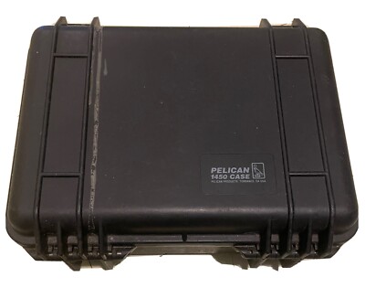 Used Pelican 1450 Protector Case (Black) | eBay