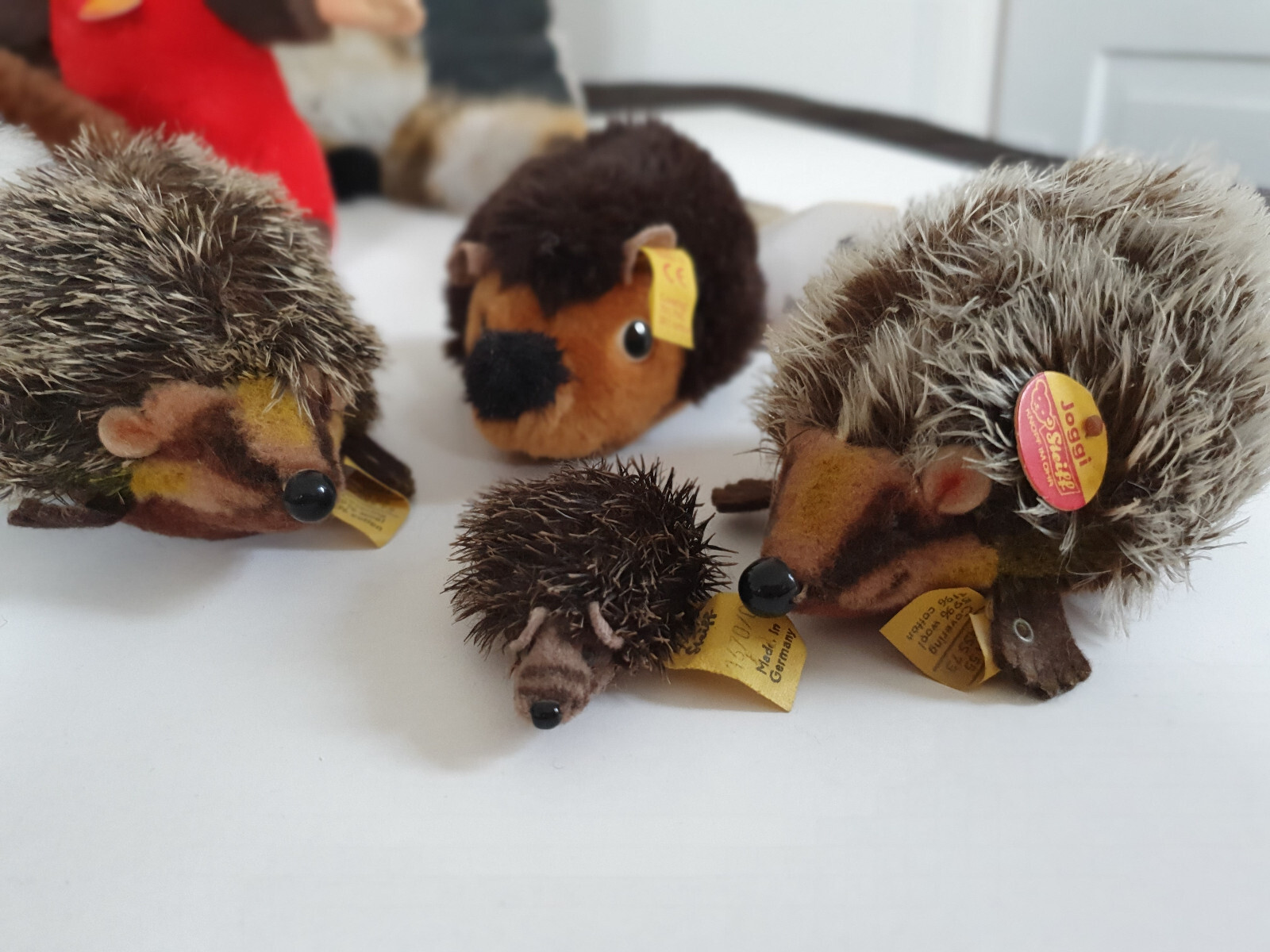 Steiff-Tier Sammlung 41 Stück Igel, Giraffen, Fische, Affen, Insekt ...