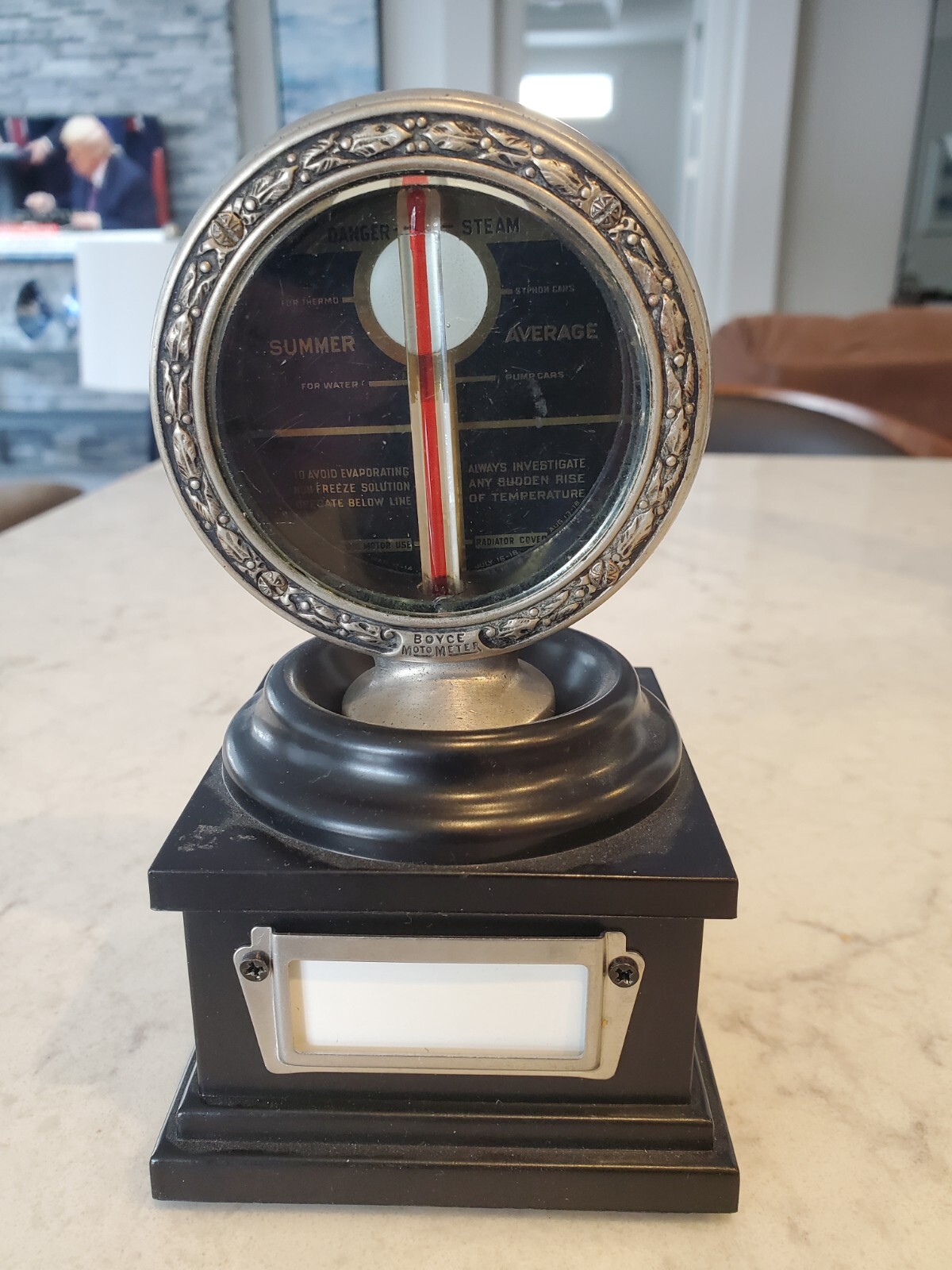 Vintage Boyce MotoMeter Radiator Cap Model A Temperature Gauge | eBay