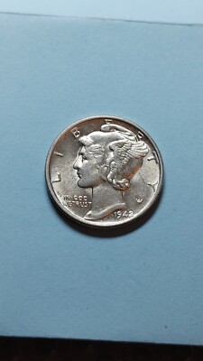 1942 Mercury Silver Dime Choice AU V314 | eBay