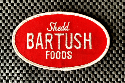 SHEDD BARTUSH FOODS SEW ON ONLY PATCH 1945 MARGARINE PEANUT BUTTER 5" x ...