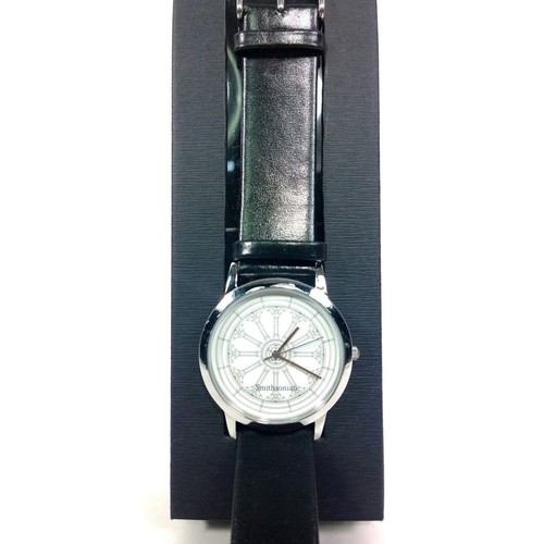 Fine Art Smithsonian Castle Watch Leather Band Water Resistant ...