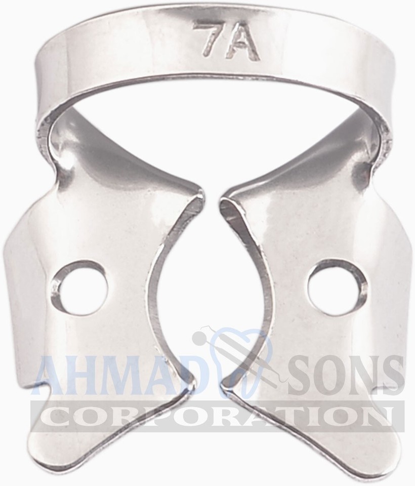 15 Pcs Dental Rubber Dam Clamps #7A Endodontics Large Lower Molars ...