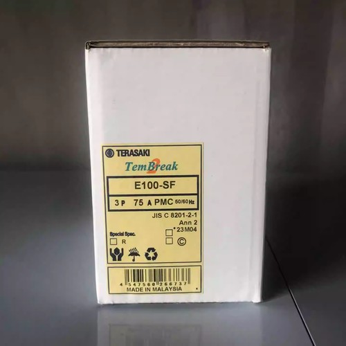 1pcs TERASAKI Circuit Breaker E100-SF 3P 75A PMC | eBay