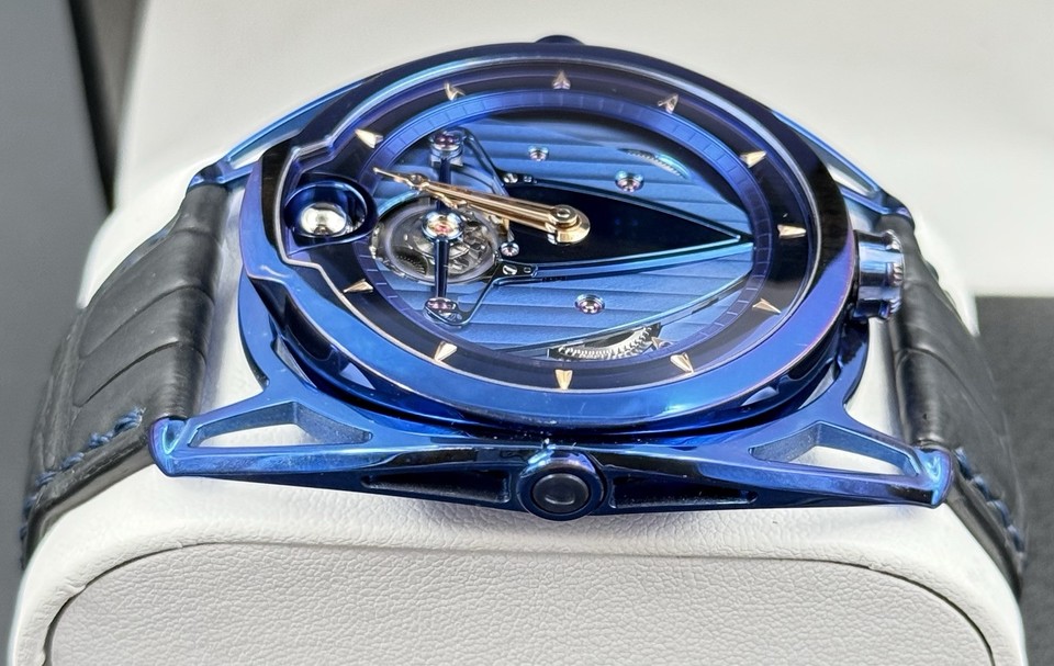 De Bethune DB28 DB28BTIBN Kind of Blue in Blued Titanium 43mm Men's ...