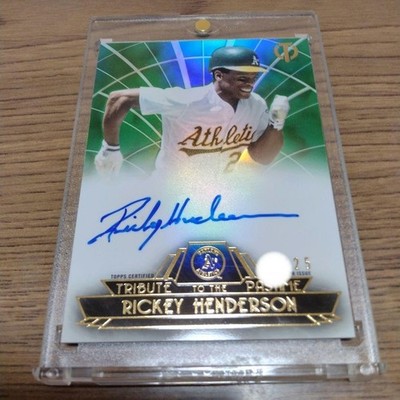 MLB HOF Rickey Henderson auto /25 From JAPAN | eBay