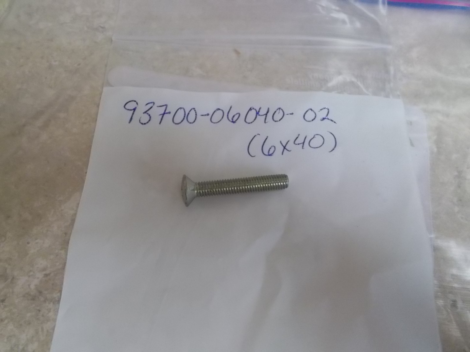 NOS OEM Honda Oval Screw (6x40)1968-1987 CB350 CMX450 93700-06040-02 | eBay