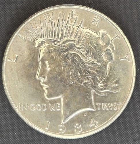 1934-S Peace Silver Dollar $1 - NICE Circulated Condition - Beautiful ...