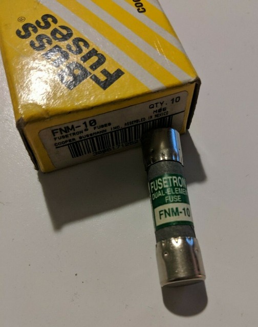 Bussmann BUSS Fnm-10 10 Amp Fuse FNM10 Fusetron for sale online | eBay
