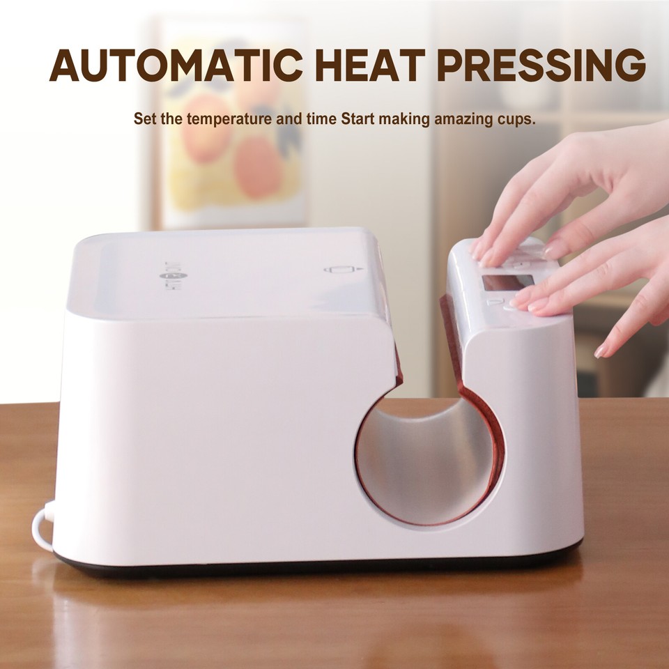 HTVRONT Auto Tumbler Heat Press Machine 10-30oz Mug Cup DIY Sublimation ...