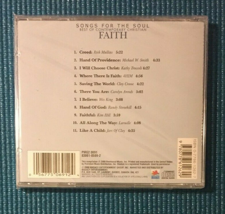 Songs for the Soul: Faith by Various Artists (CD, Dec-2000, Madacy ...