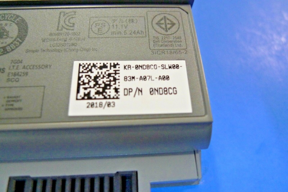 NEW Dell Latitude E6400 E6410 60Wh 11.1V Laptop Battery ND8CG W1193 | eBay