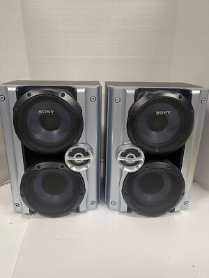 Sony MHC-GX450 3 Disc Changer Pair of Sony SS-RG444 Left and Right ...