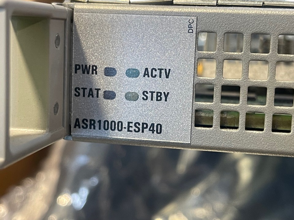 CISCO ASR1000-ESP40 - from decommissioned unit, tested working | eBay UK