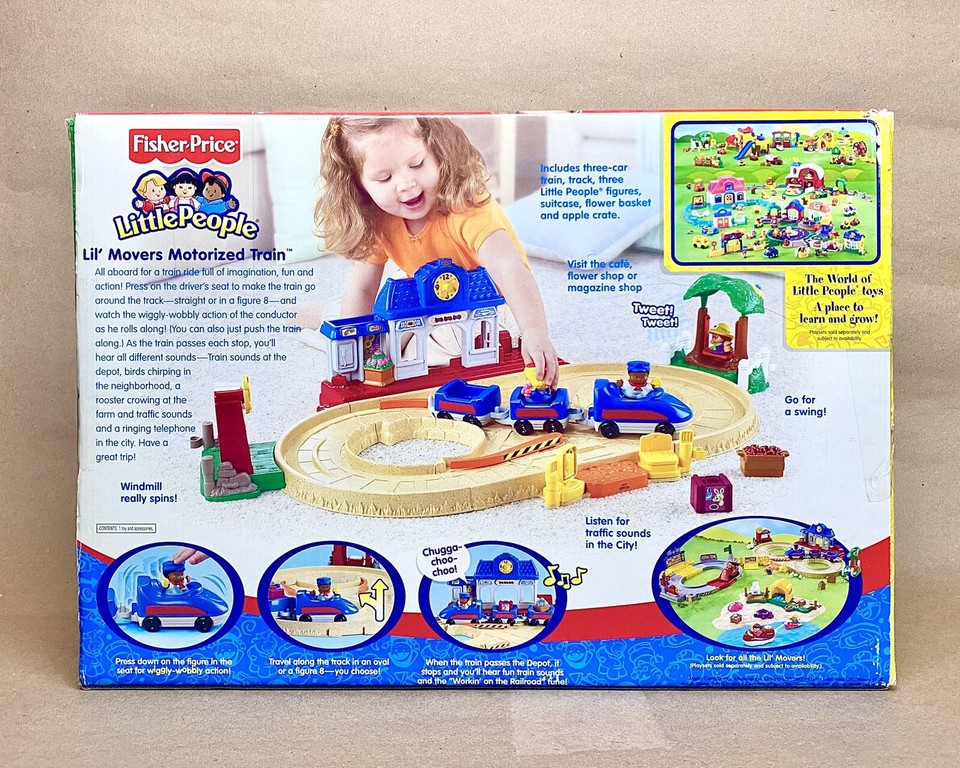 Fisher Price Little People Lil’ Movers Motorized Train 2005 | eBay