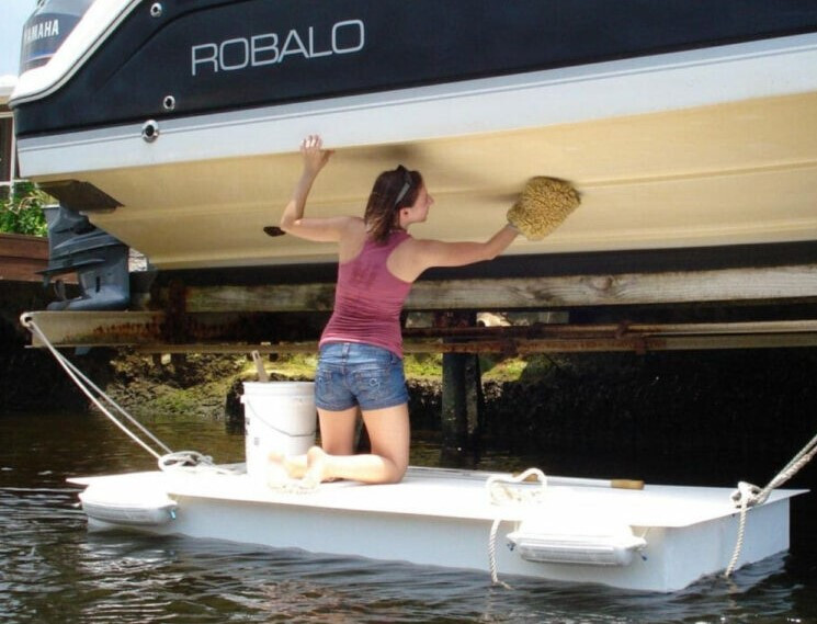 FLOATING DOCK WORK FLOAT - FLOATING WORK PLATFORM RENTAL - WORK FLOAT ...