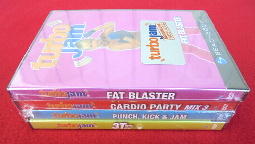 4 New Beach Body Turbo Jam (Fat Blaster-Cardio Party Mix 3-Punch Kick ...