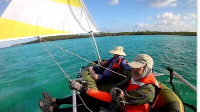 Inflatable Sailboat with Bestway Marine Pro hull. Very portable! | eBay