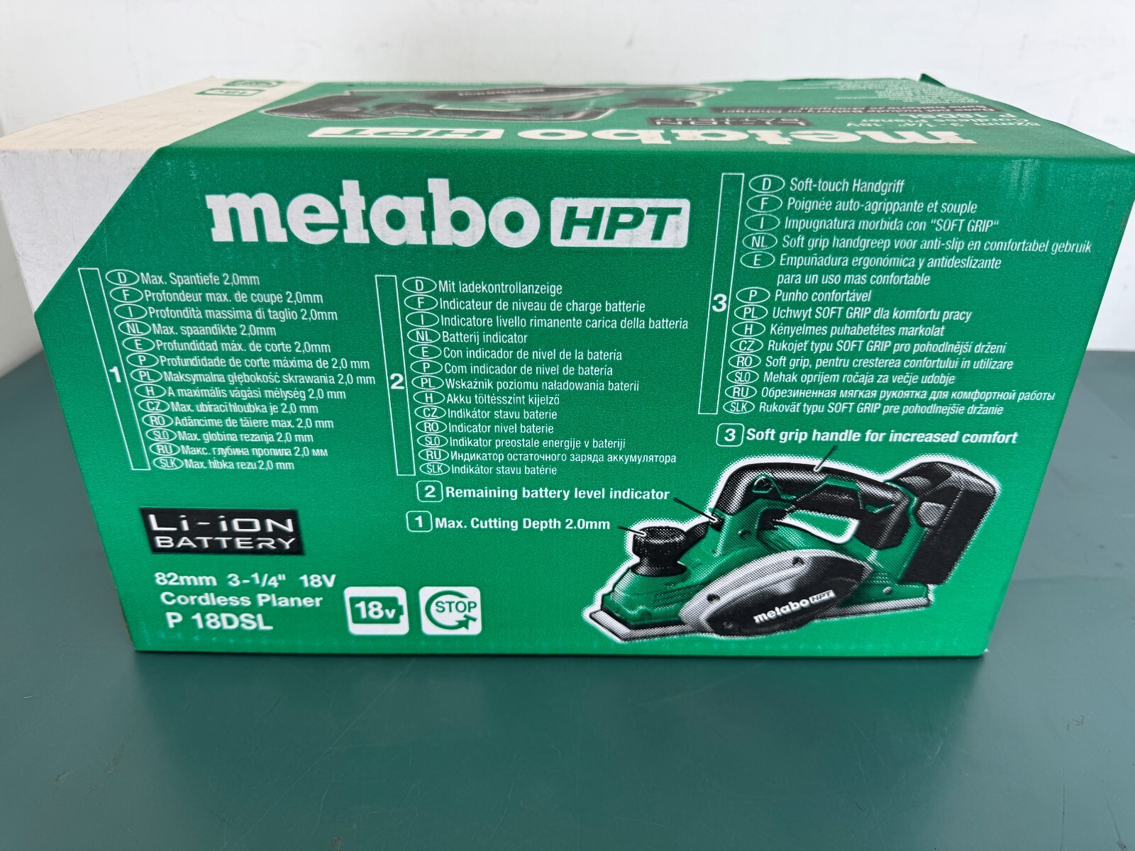 METABO HPT 18V MultiVolt Cordless Hand Planer | Tool Only - No Battery ...