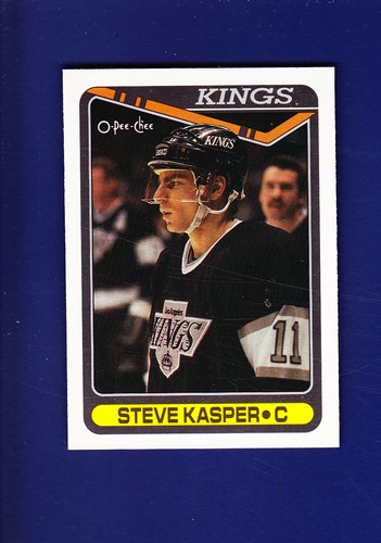 Steve Kasper 1990-91 O-PEE-CHEE OPC NHL Hockey #153 (MINT) Los Angeles ...