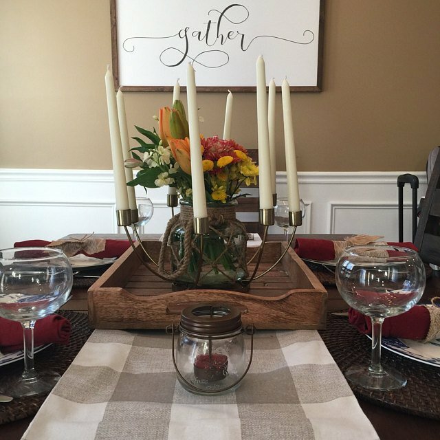 Tan Beige Cream Table Runner Rustic Farmhouse Home Decor Dining Table ...