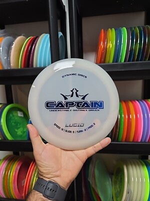 Dynamic Lucid Captain White 174g Disc Golf Driver Trilogy Discs | eBay