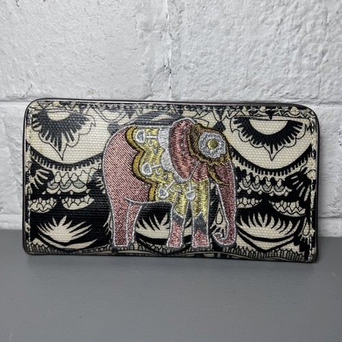 Sakroots Slim Elephant One World Bifold Wallet Billfo… - Gem