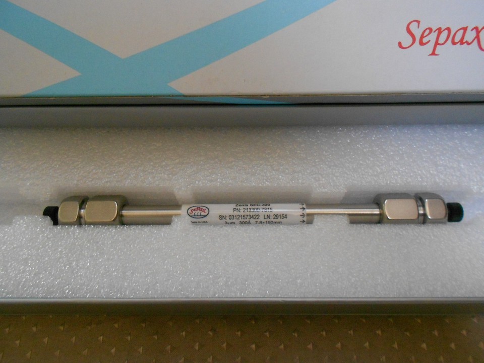 New Sepax Technologies Zenix SEC-300 HPLC Column 3µm 300Å 7.8×150mm ...