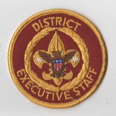 District Executive Staff Patch YLW Bdr. [5D-1320] | eBay