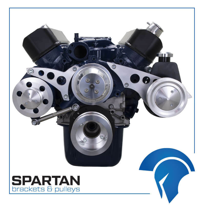 Small Block Ford 289 302 Serpentine Conversion Kit SBF Power Steering ...