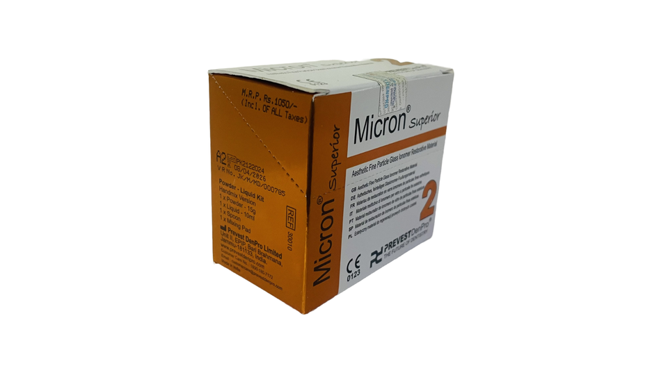Prevest Denpro Micron Superior2 Glass Ionomer Dental Cement Permanent ...