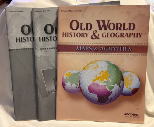 Abeka Old World History & Geography - Test & Quiz Answer Keys & Maps ...