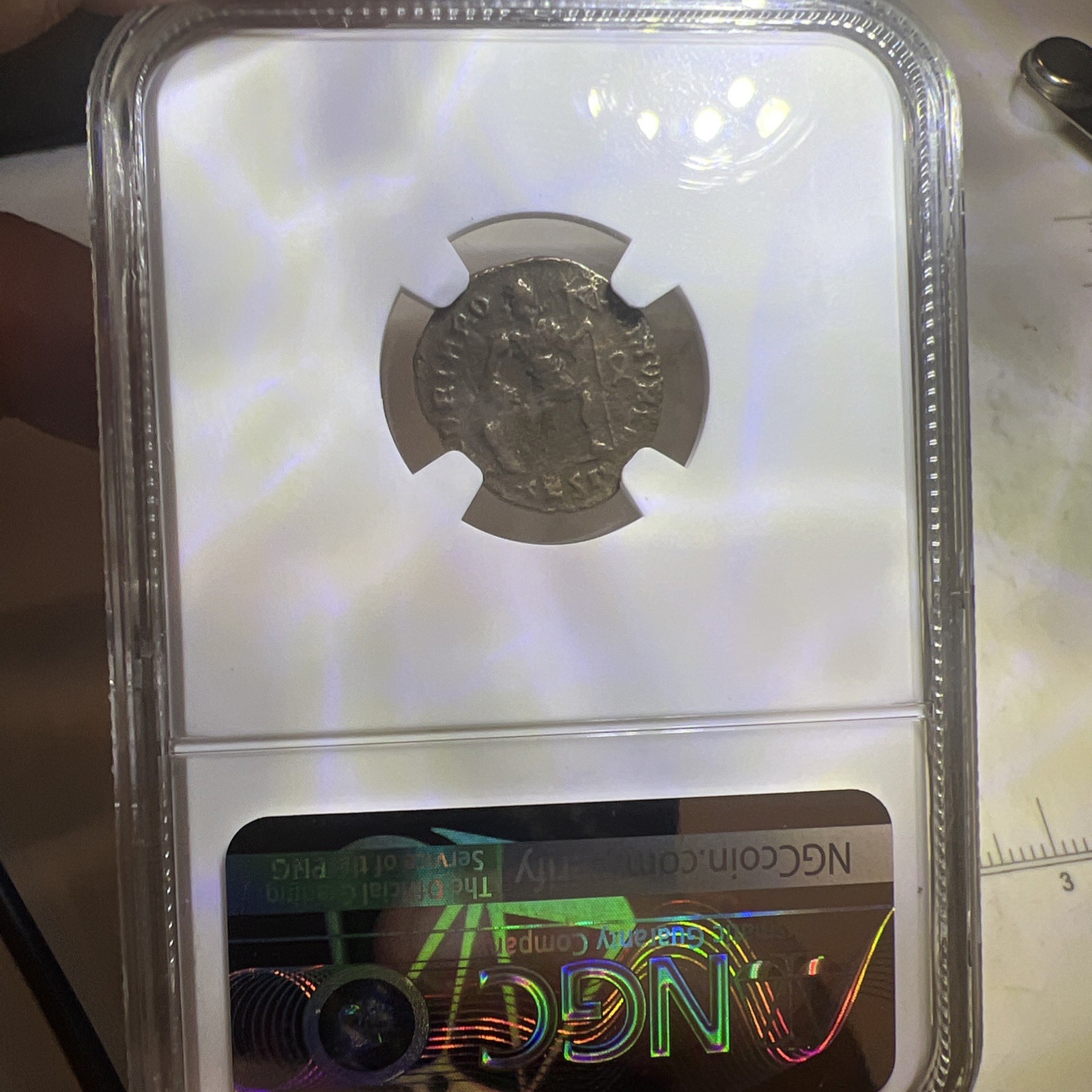 Eastern Roman Empire Valens AD 364-378 AE3 Coin, NGC Graded