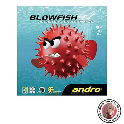 Neu Andro Blowfish Tension Tischtennis Belag schwarz 112264 | eBay.de