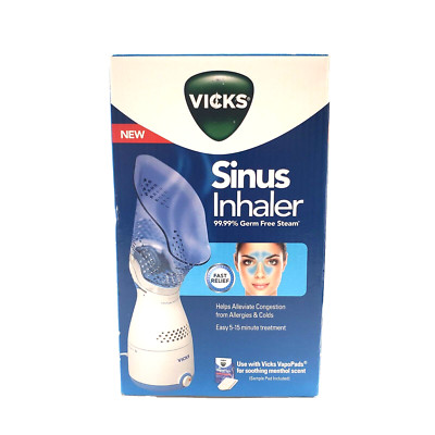 Vicks Sinus Inhaler SOFT MASK VIH200 Personal Steam Therapy Sinus ...