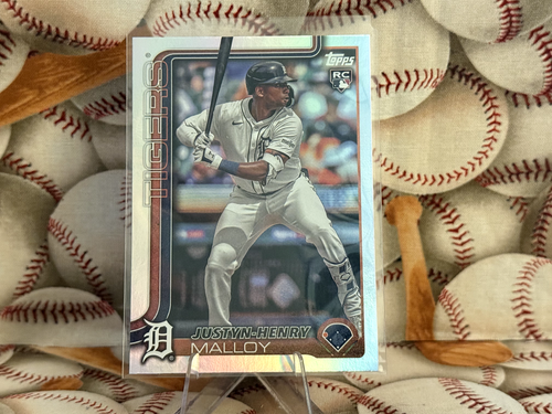 2025 Topps Series 1 Justin-Henry Malloy Rainbow Foil (RC) | eBay