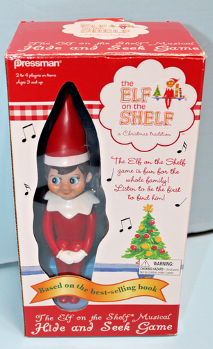 ELF ON THE SHELF Musical Hide and Seek Game A Christmas Tradition ...