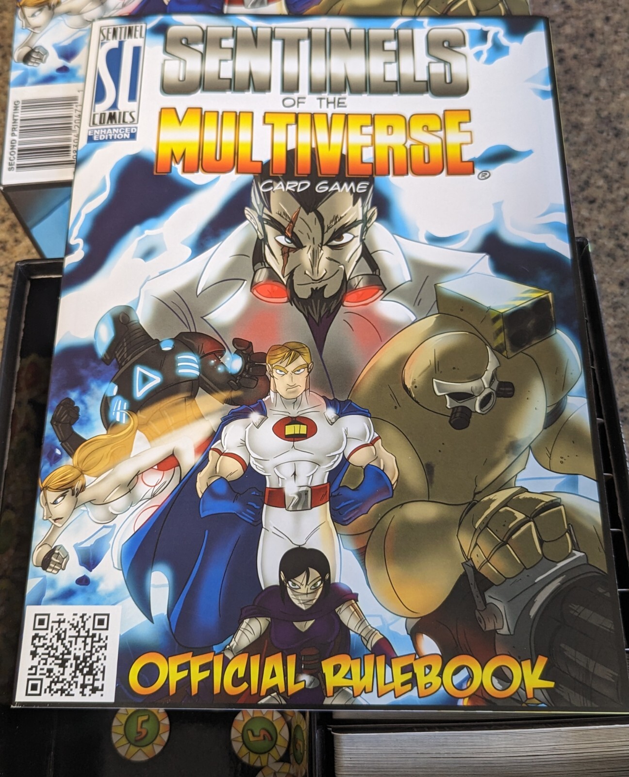 Sentinels of The Multiverse Board Card Game 2nd Edition EUC complete ...